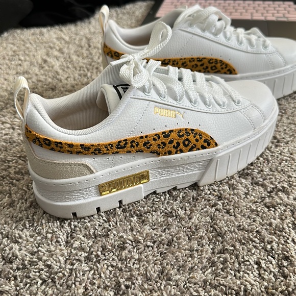 Puma | Shoes | Puma Women Mayze Shoes Cheetah Womans Size 7 Kids Size ...